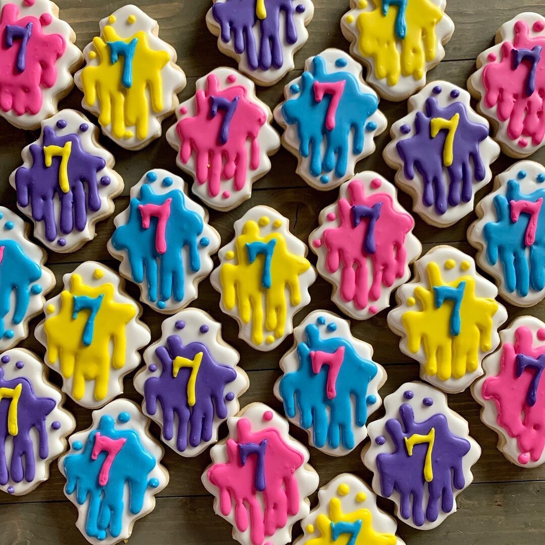 Slime Themed Cookies - Etsy
