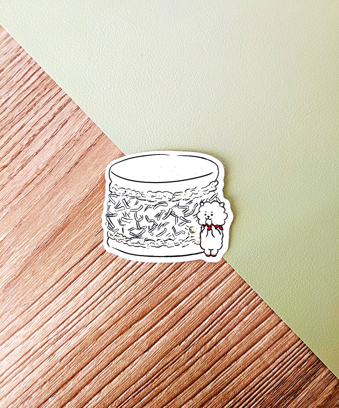 Cute BT21 RJ Macaron Sticker | Decorate Your Laptop, Planner, Phone ...