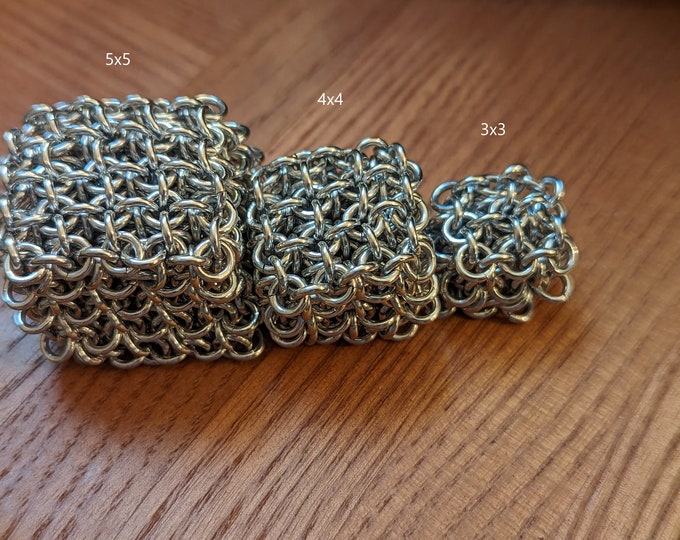 Chainmail Cube Brass 6x6 - Etsy