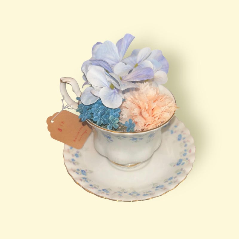 Teacup Flower Arrangements - Etsy
