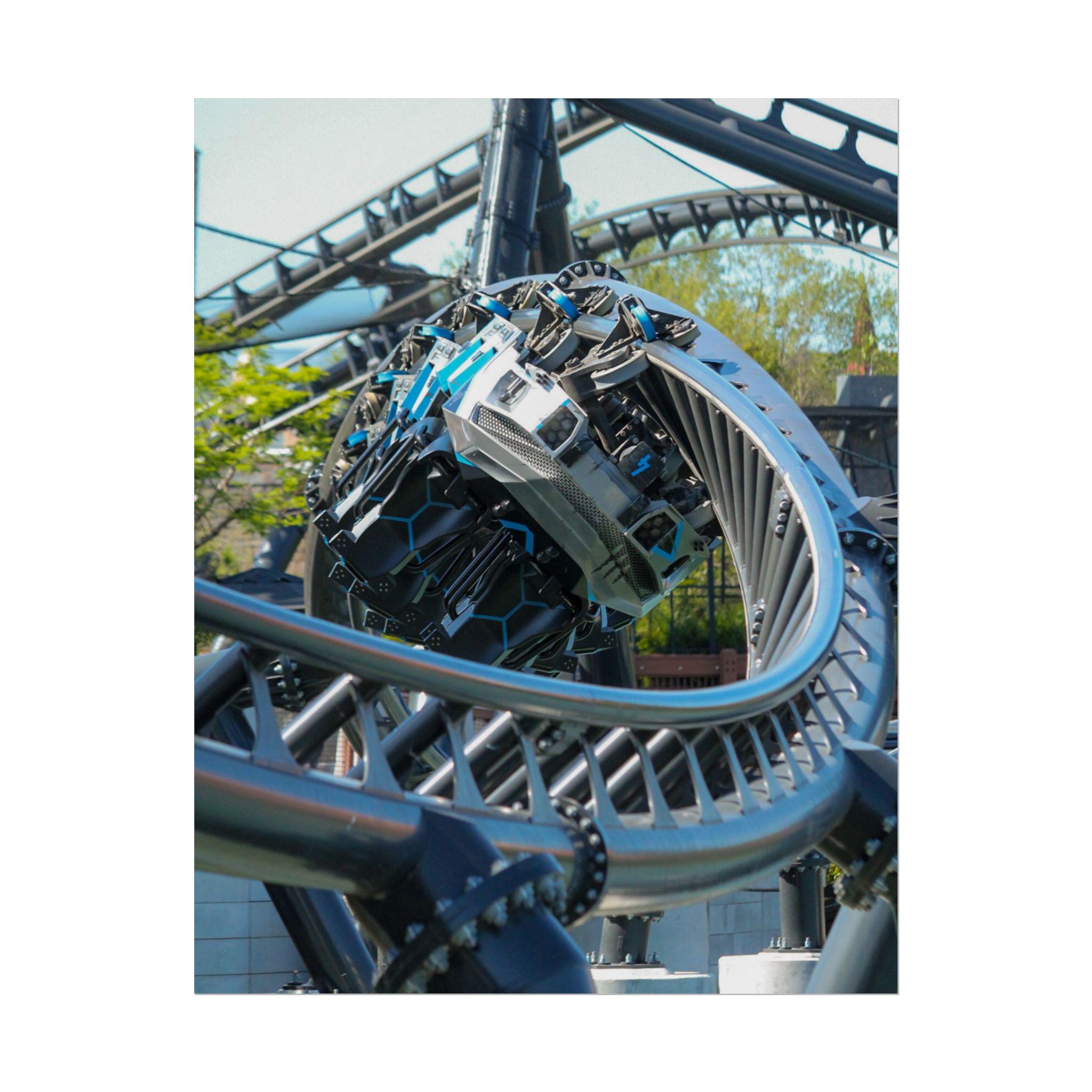 Velocicoaster Rollercoaster Train 11x14 Poster - Etsy