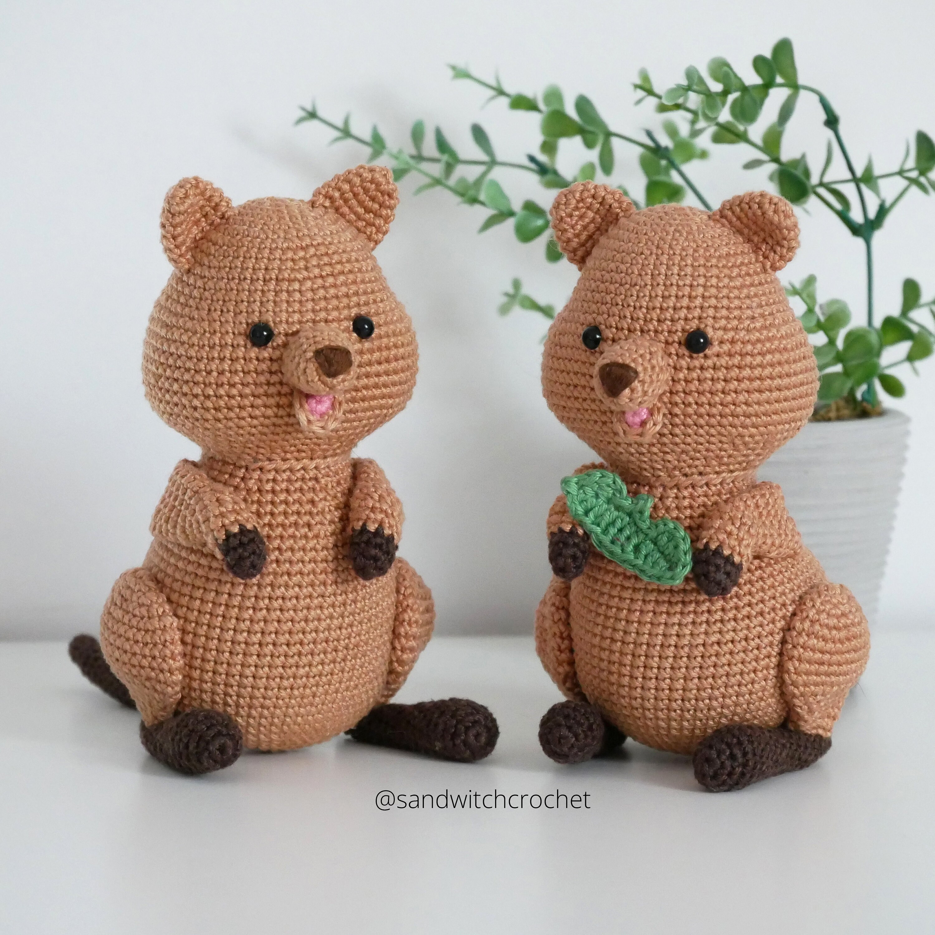 Crochet Pattern - Mika the Quokka - Etsy Australia