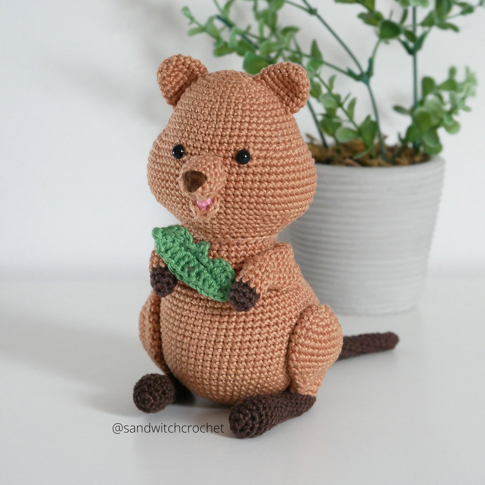 Crochet Pattern - Mika the Quokka - Etsy Australia