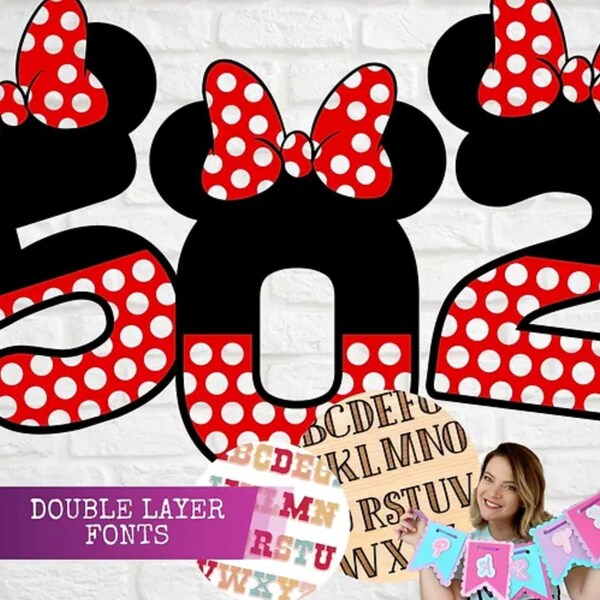 Layered Numbers Svg - Etsy