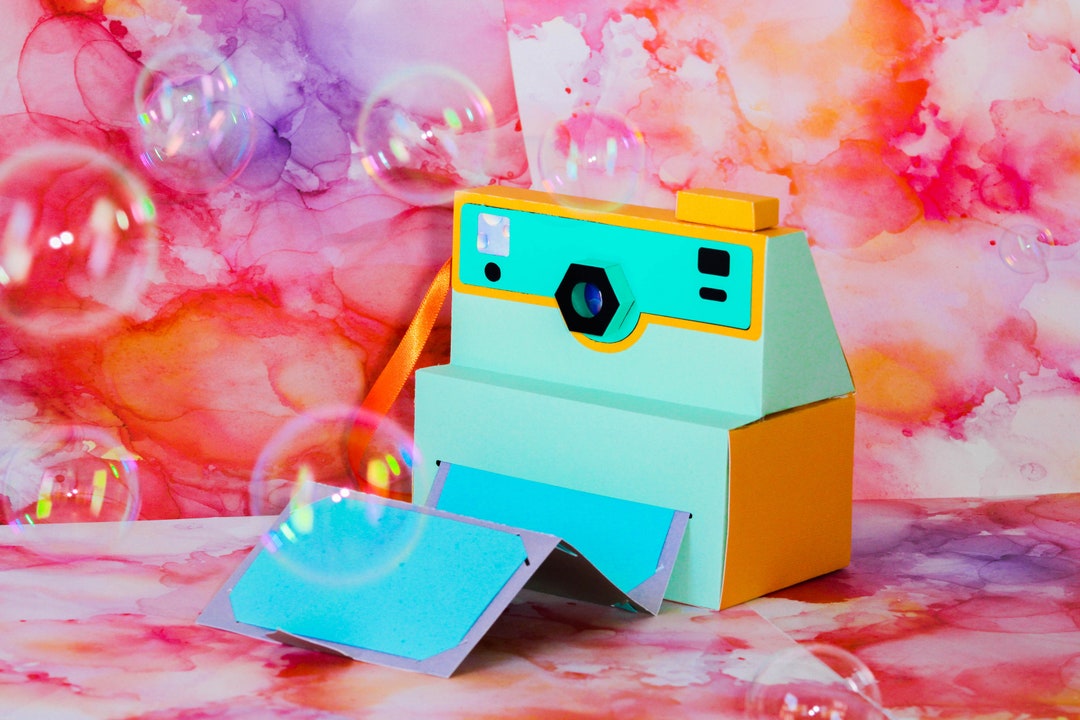 Exclusive Auntie Tay 3D Camera Paper SVG File for Cricut Silhouette Die ...