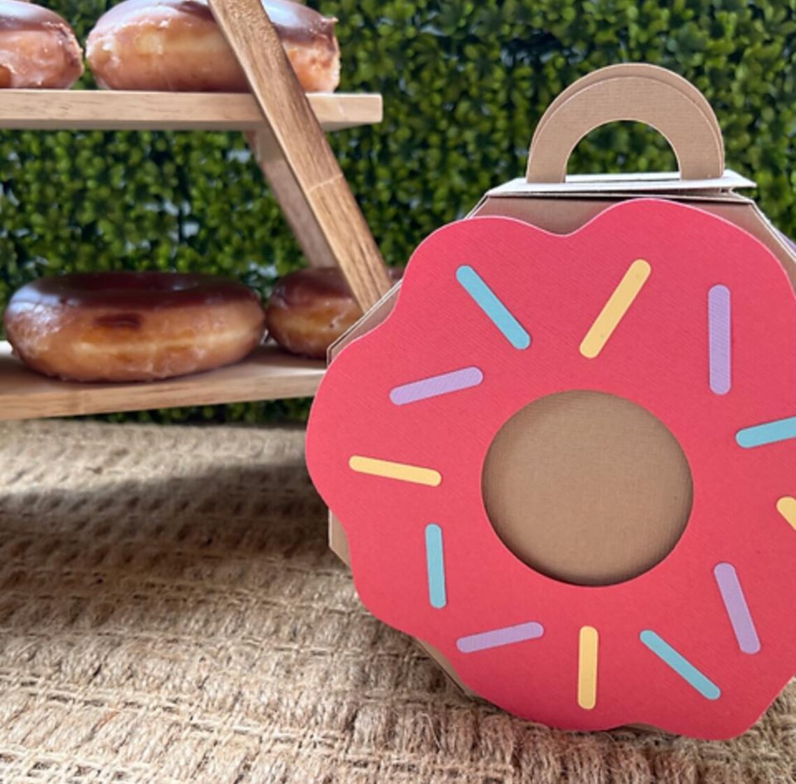 3D Donut Box SVG by Auntie Tay | Digital Download | Donut Lover ...