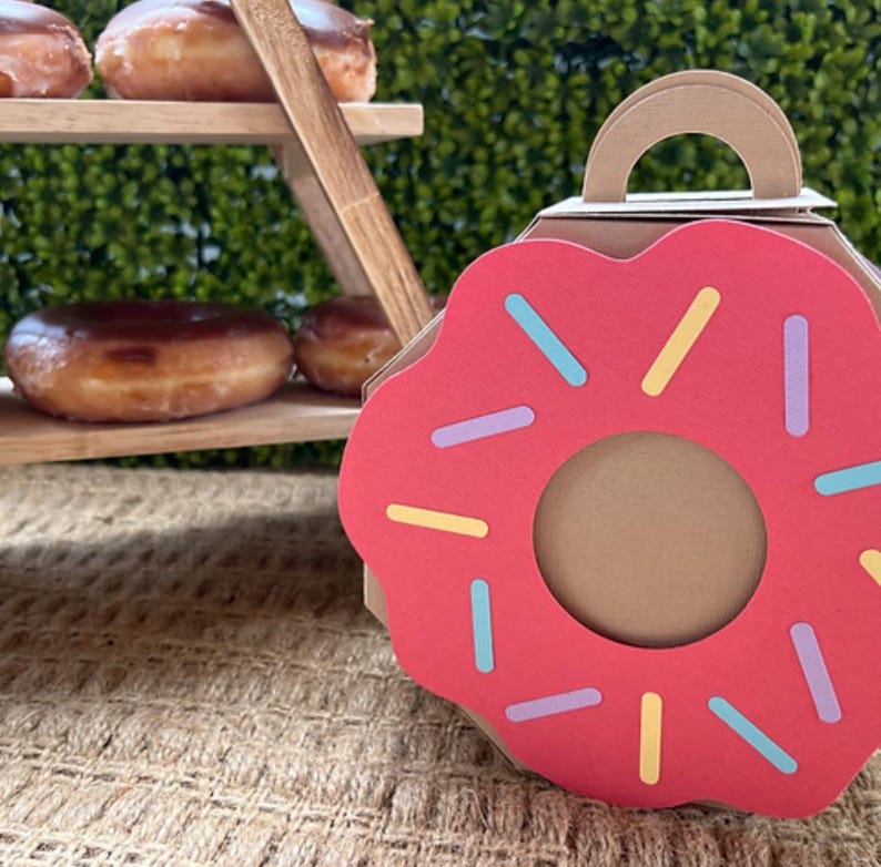 3D Donut Box SVG by Auntie Tay | Digital Download | Donut Lover ...