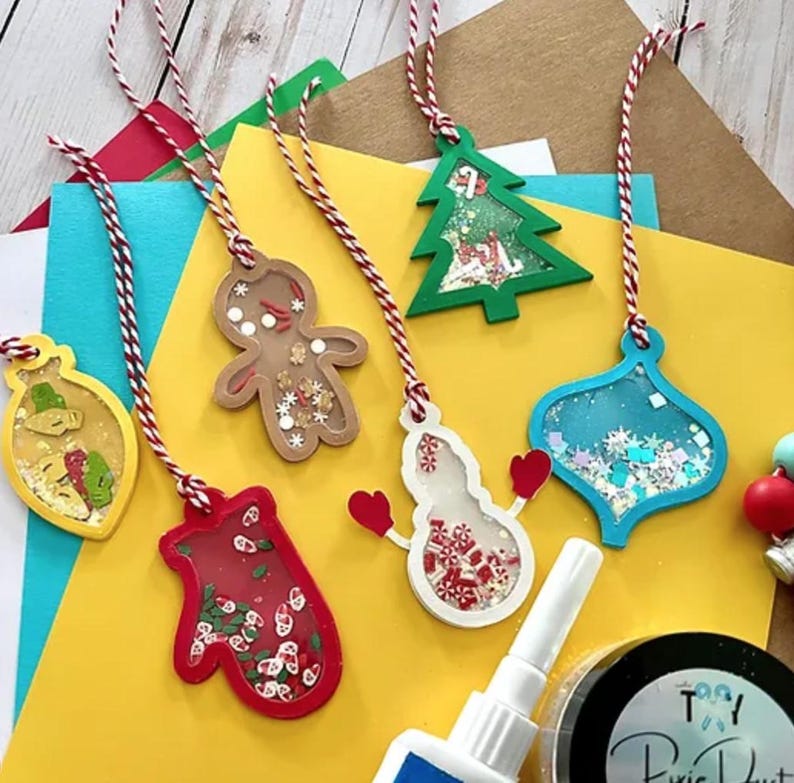 Christmas Shaker Tag Set SVG File | Auntie Tay Digital Download ...