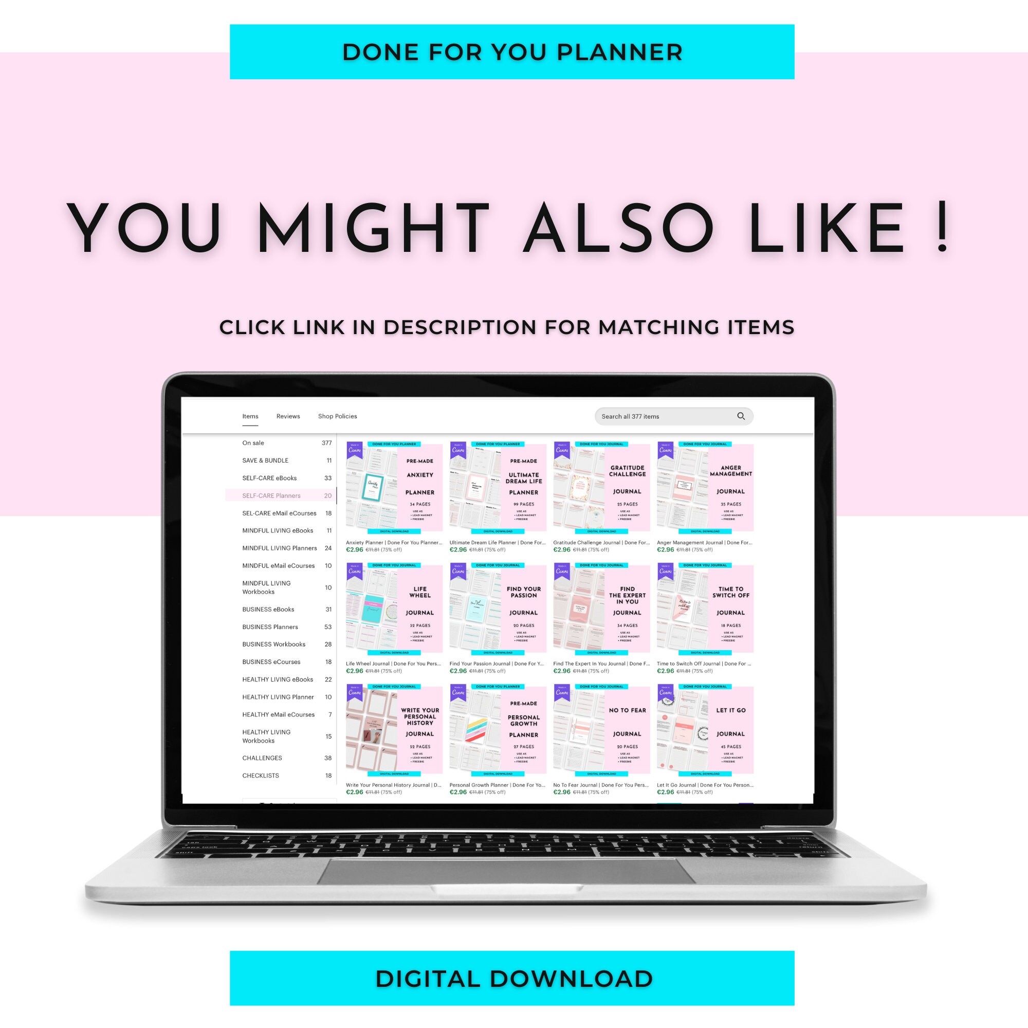 Life Wheel Journal | Done for You Personalized Journal Canva Templates ...