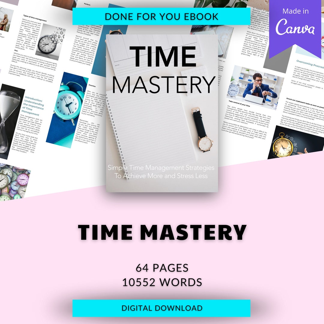 Time Management Strategies to Archive More and Stress Less | Done for ...