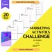 20-day Marketing Activities Challenge | Done for You Visual Task Quest ...