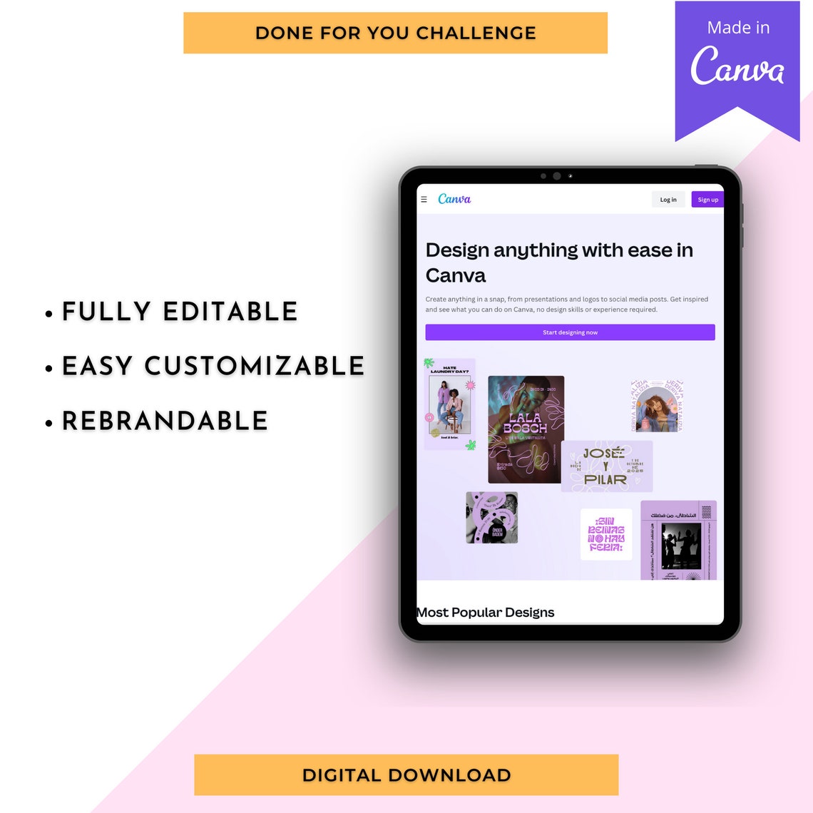 30-day Life Purpose Challenge | Done for You Visual Task Quest ...