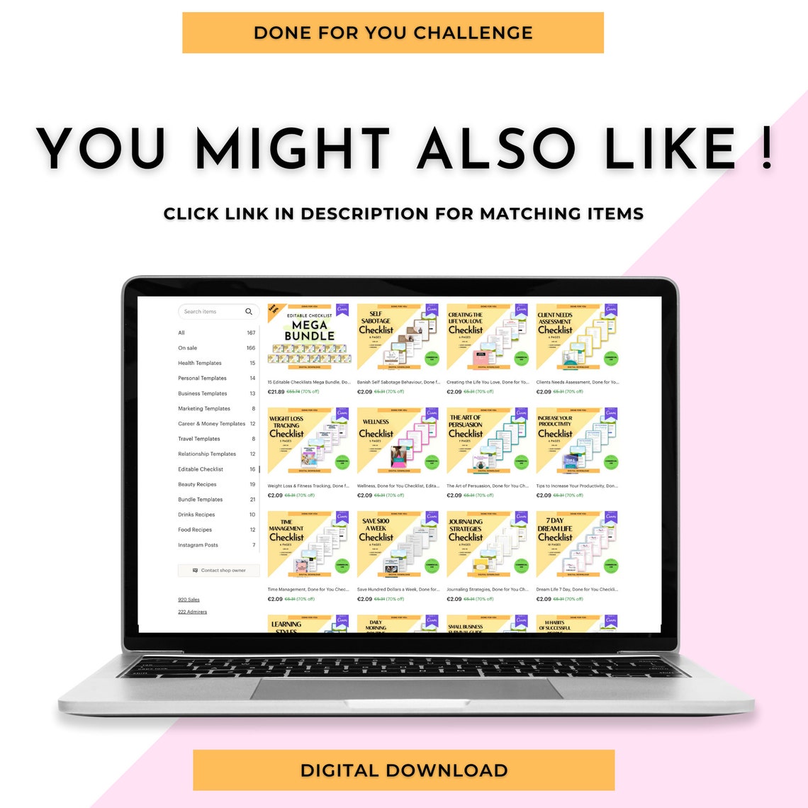 30-day Life Purpose Challenge | Done for You Visual Task Quest ...