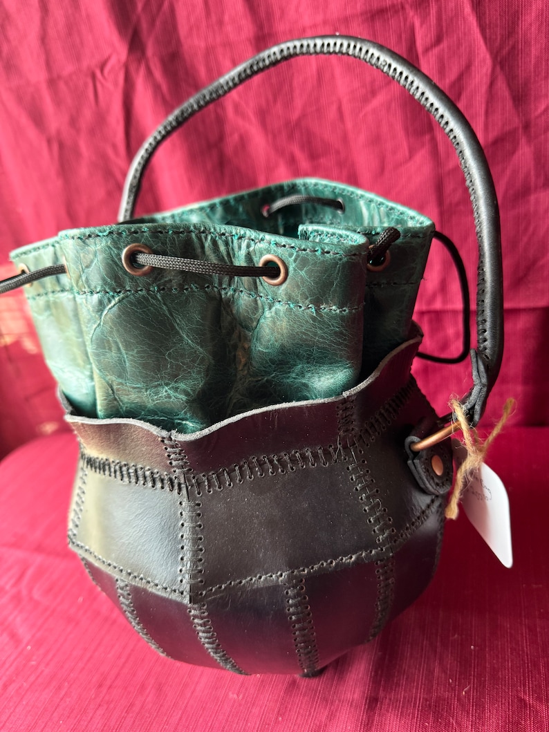 Leather Cauldron Purse - Etsy