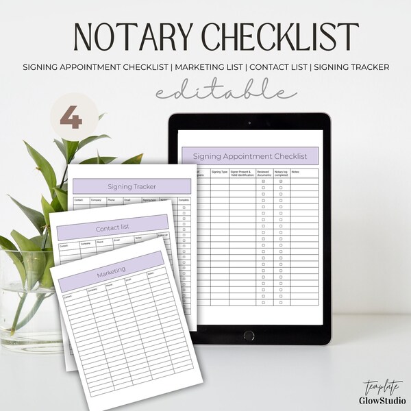 Notary Client Intake Form - Etsy