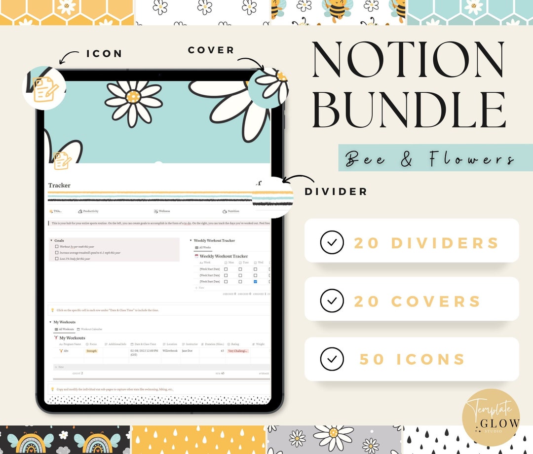 Notion Theme Bundle,notion Icons,notion Covers and Dividers, Notion ...
