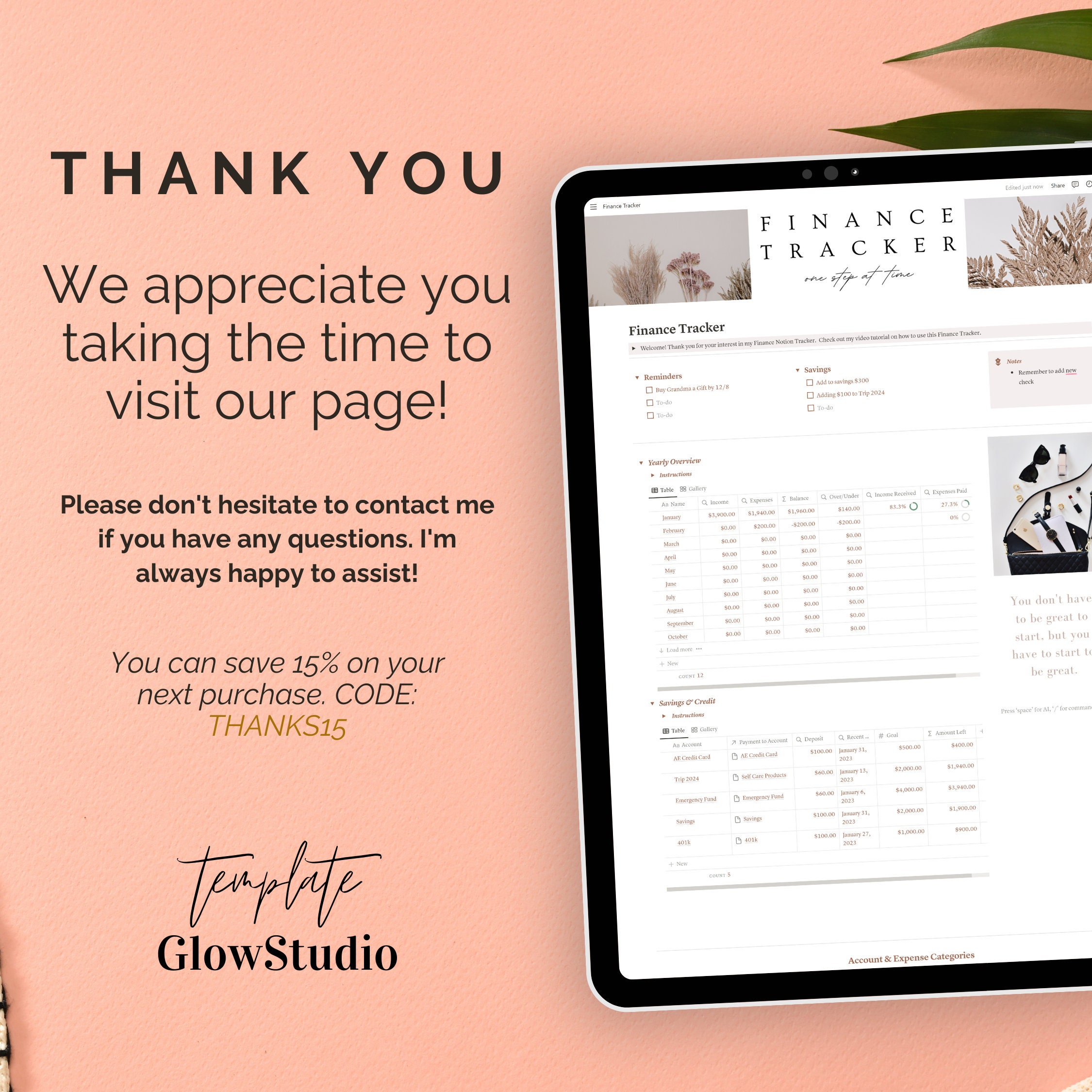 Notion Aesthetic Monthly Finance Tracker, Debt and Expense Tracker ...