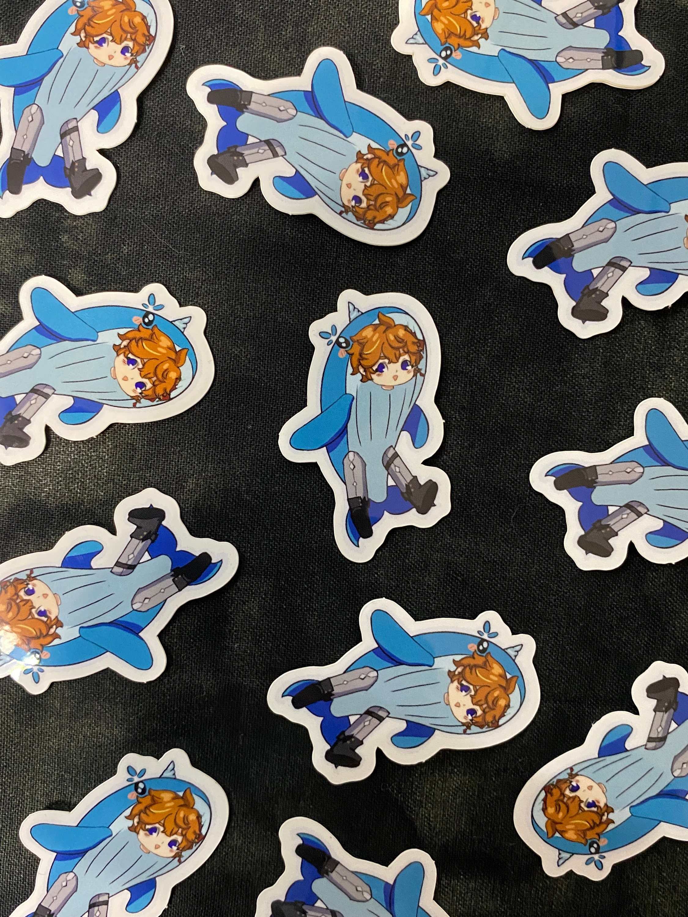 Genshin Impact Whale Childe Sticker - Etsy