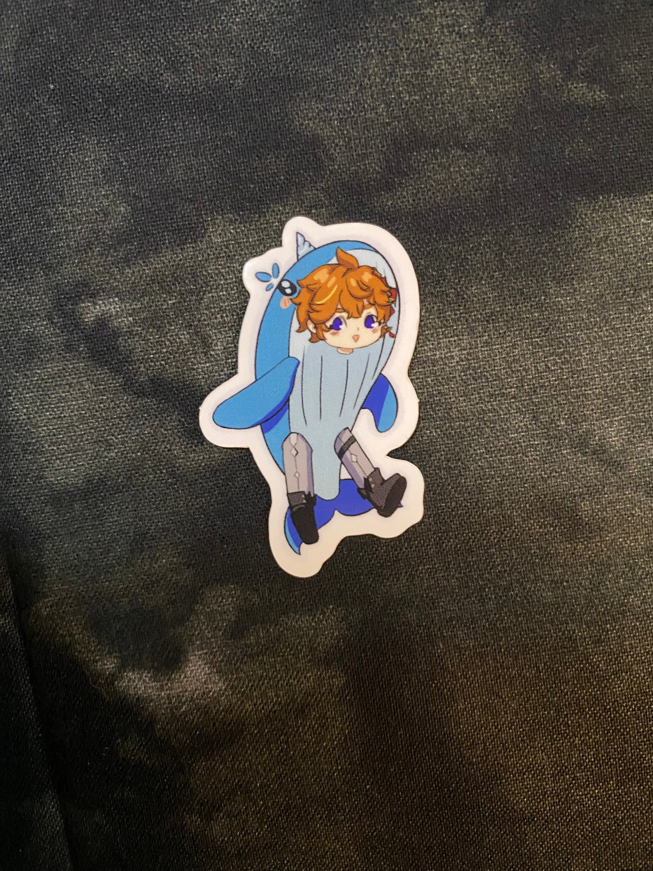 Genshin Impact Whale Childe Sticker - Etsy
