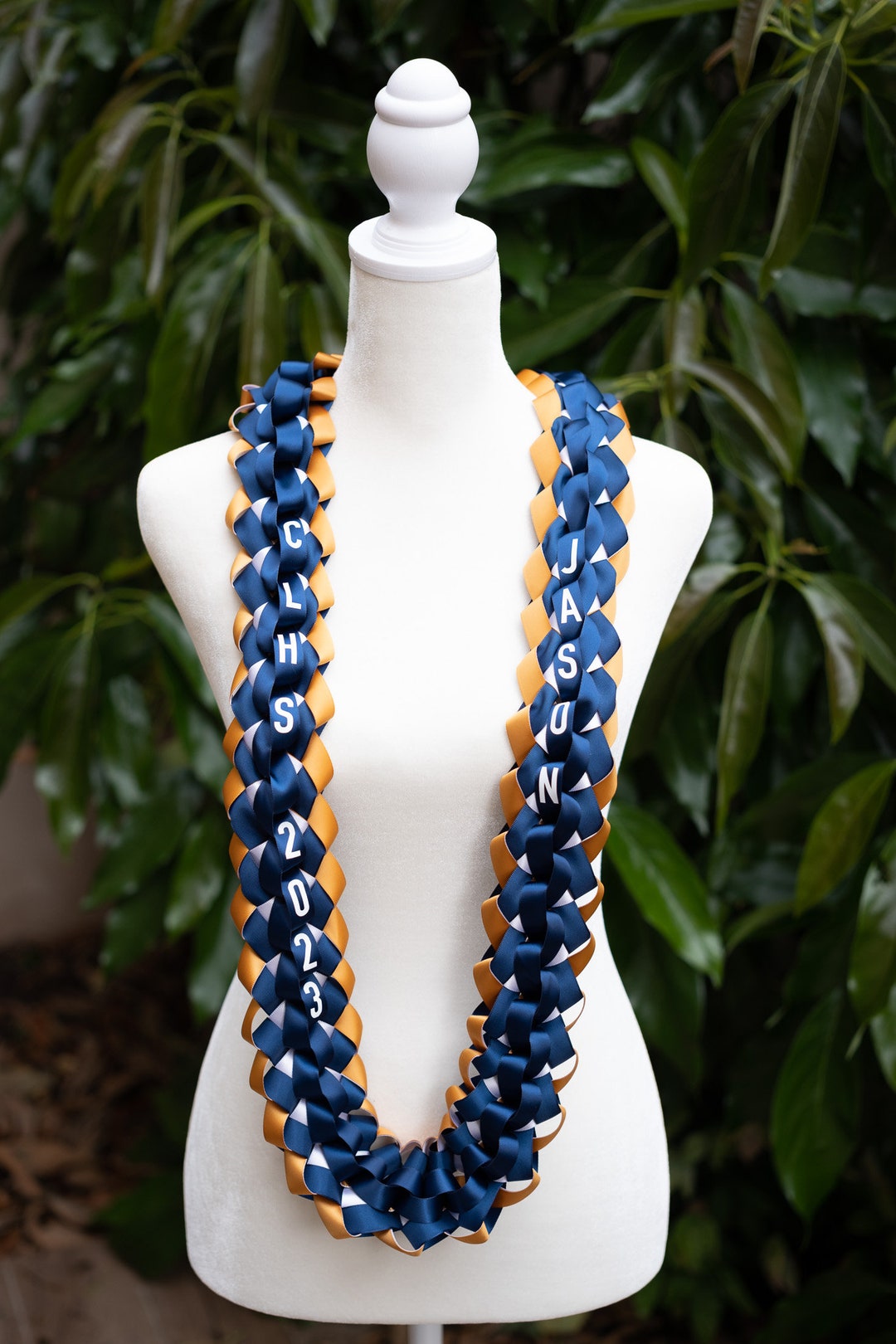 Premium 2024 Hawaiian Graduation Lei Customized 3 Colors 5/8 - Etsy