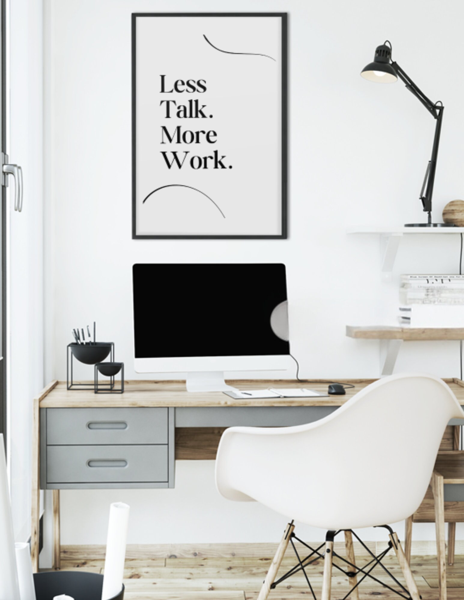 ADHD Motivational Minimalist Printable Wall Art Canvas for Home Decor ...
