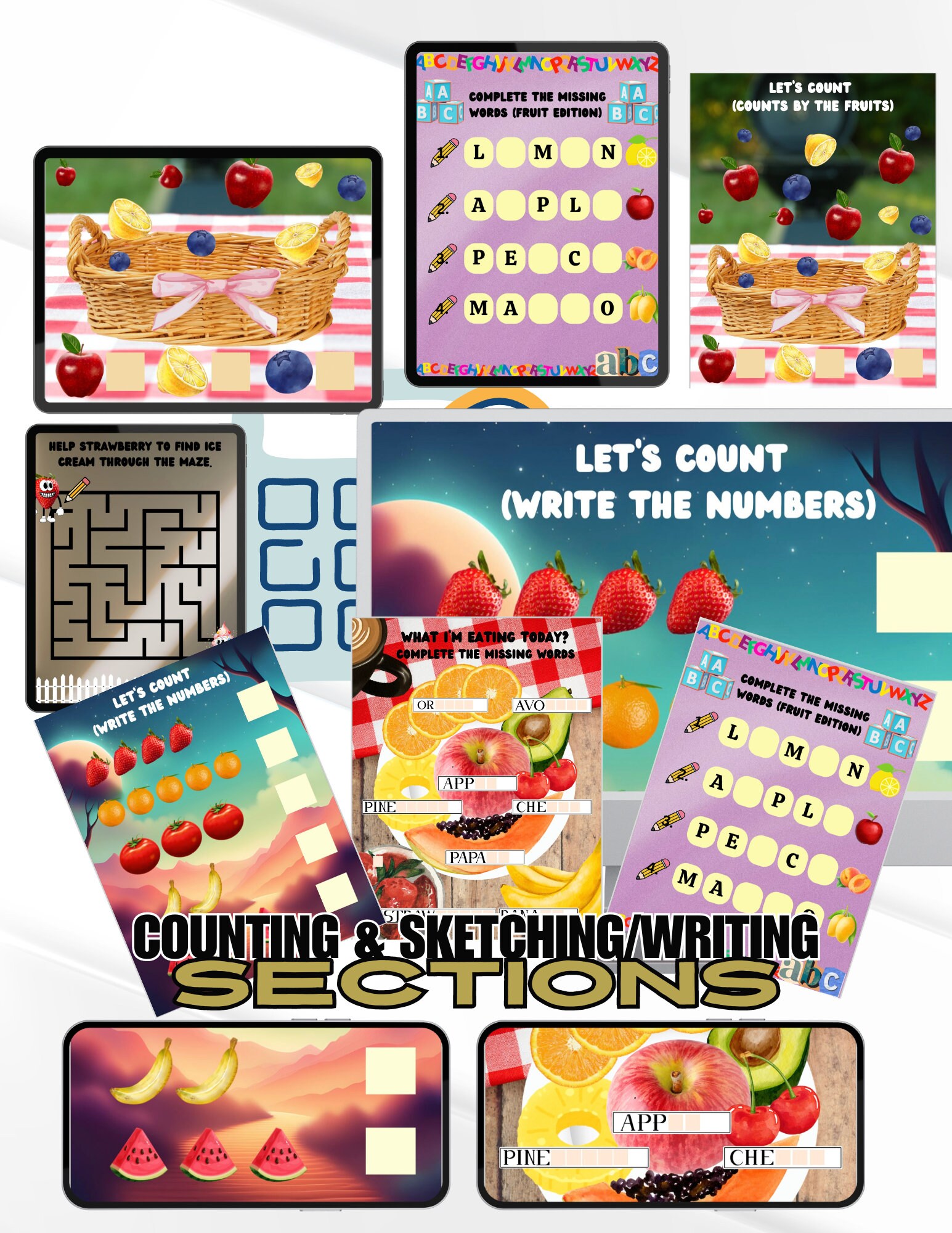 Fun Kids Colouring Book Printable Activity Pack, Instant PDF Download ...