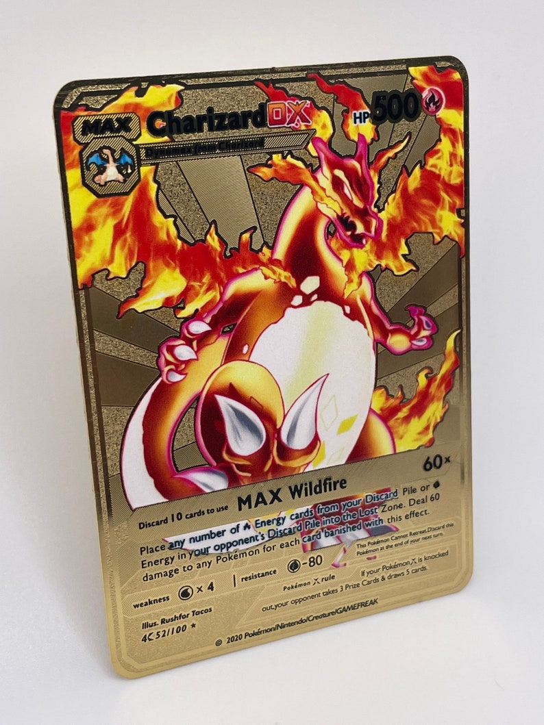 Gold Metall Pokemon Charizard OX Geburtstagsgeschenk - Etsy Schweiz