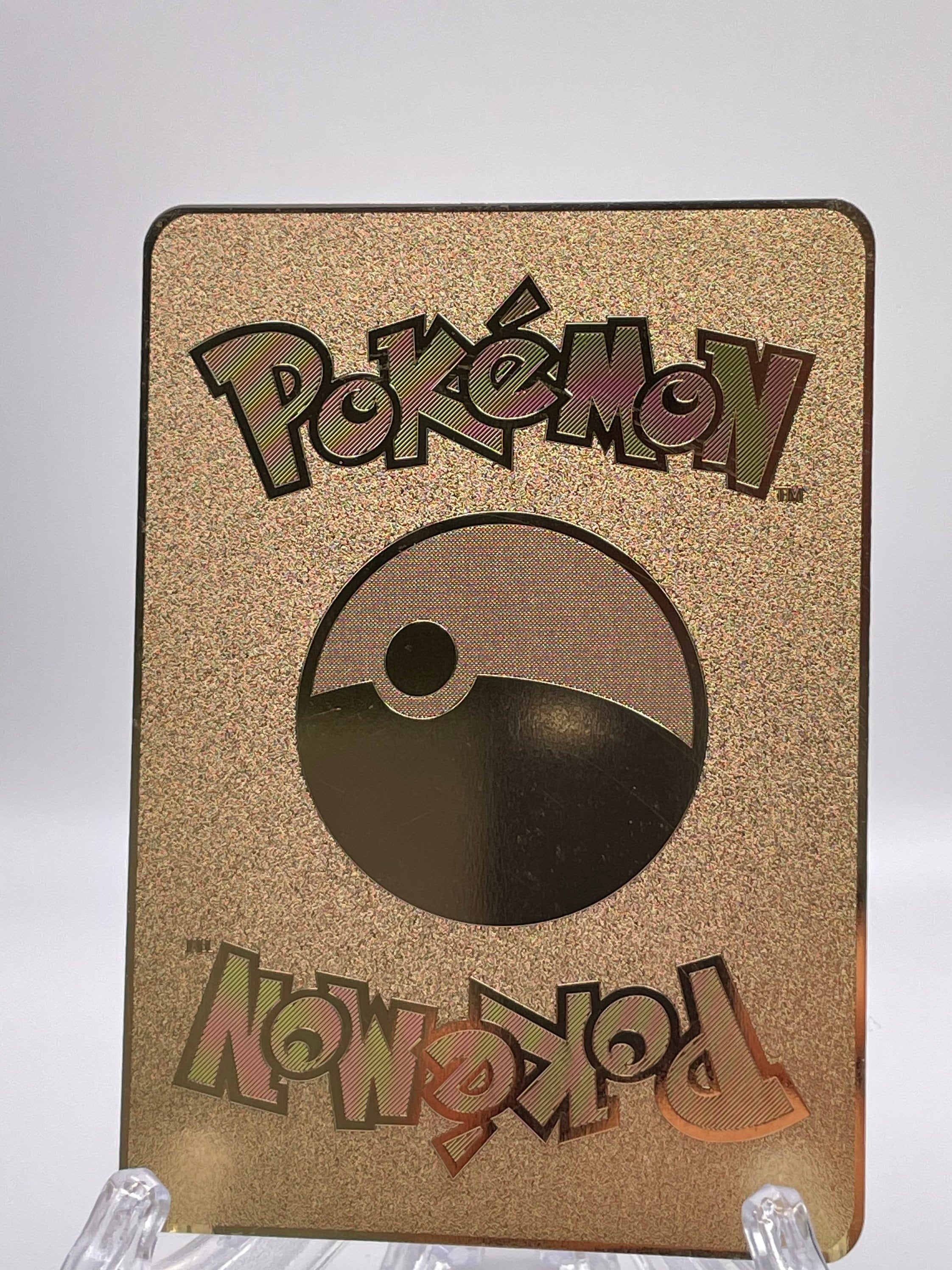 Gold Metal Pokemon Card Mimikyu V - Etsy
