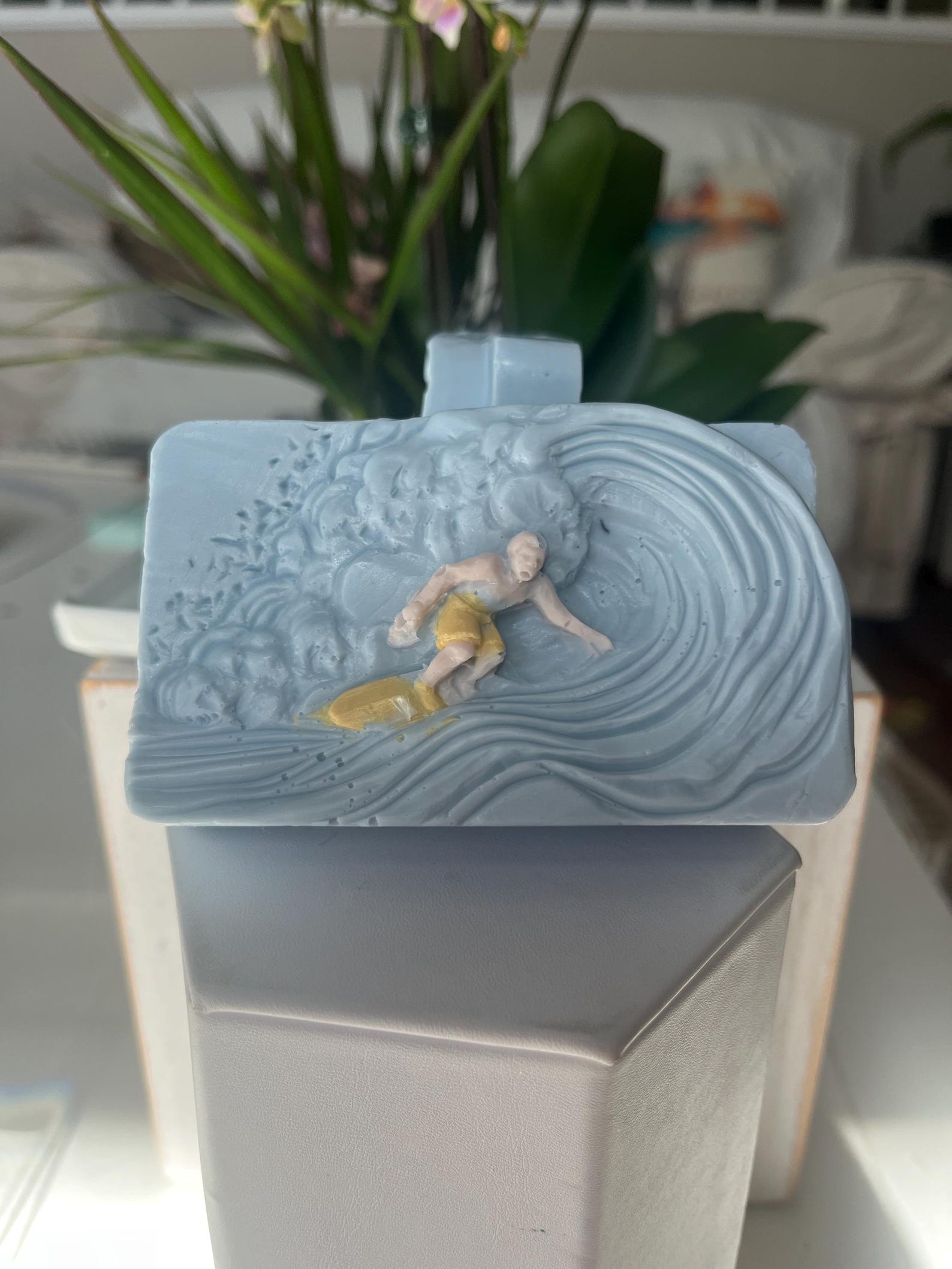 Surfer Soap, Handmade Soap, Ocean Wave Soap, Coastal Art Soap, Beach ...