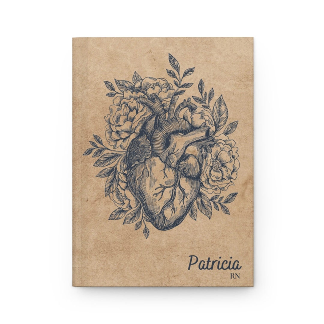 Cardiology Hardcover Notebook Anatomical Heart Notebook - Etsy