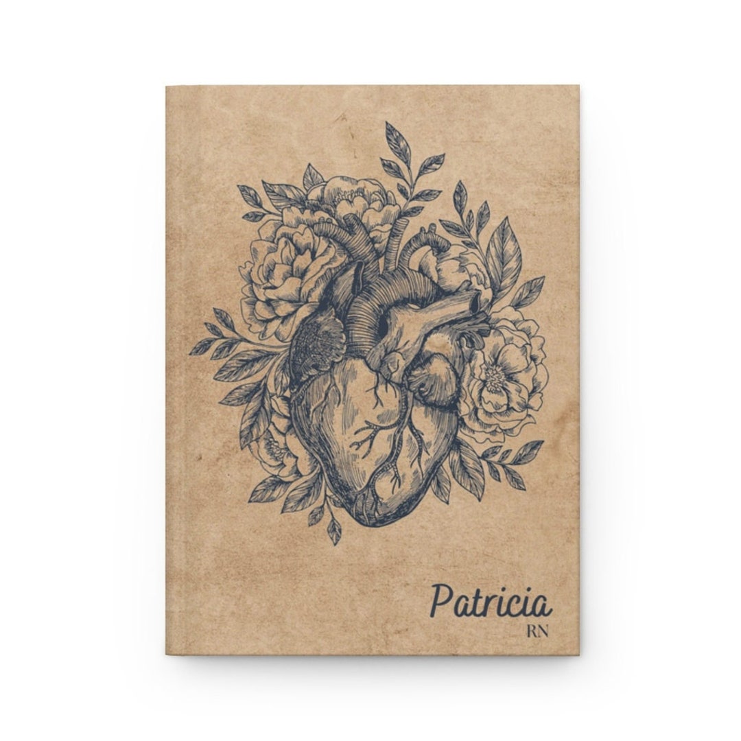 Cardiology Hardcover Notebook | Anatomical Heart Notebook, Medicine ...