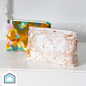 Diagonal Zip Pouch PDF Pattern - Etsy