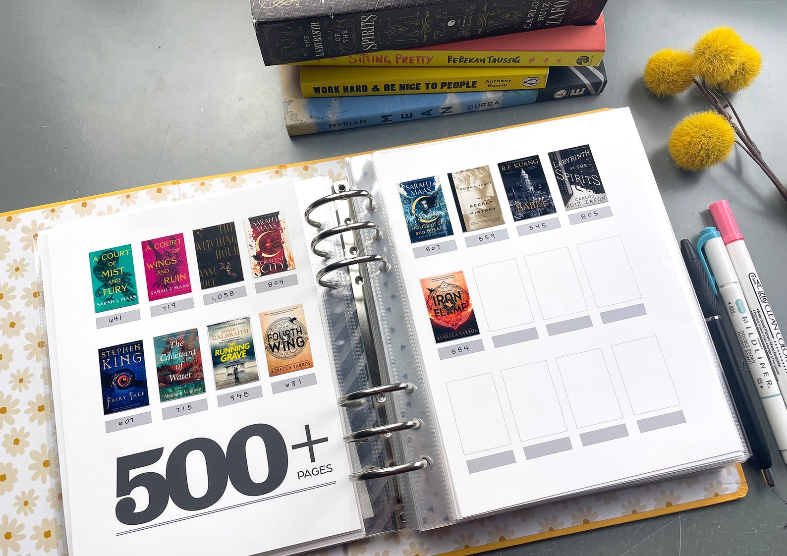 PRINTABLE 6x8 Reading Record Core Kit - Etsy Canada