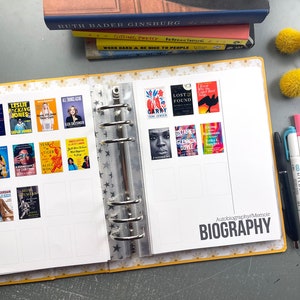 PRINTABLE 6x8 Reading Record Genres Add-on - Etsy