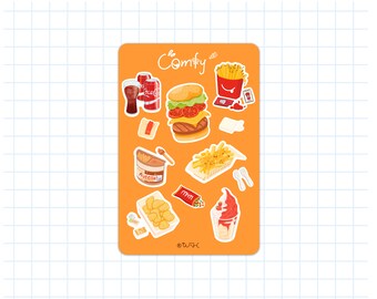 Food Sticker Sheet - Etsy