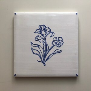 Floral Tiles - Etsy