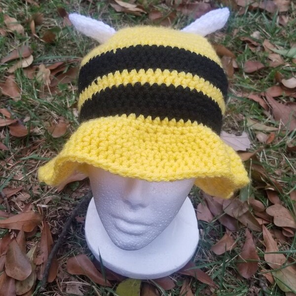 Bumble Bee Bucket Hat - Etsy