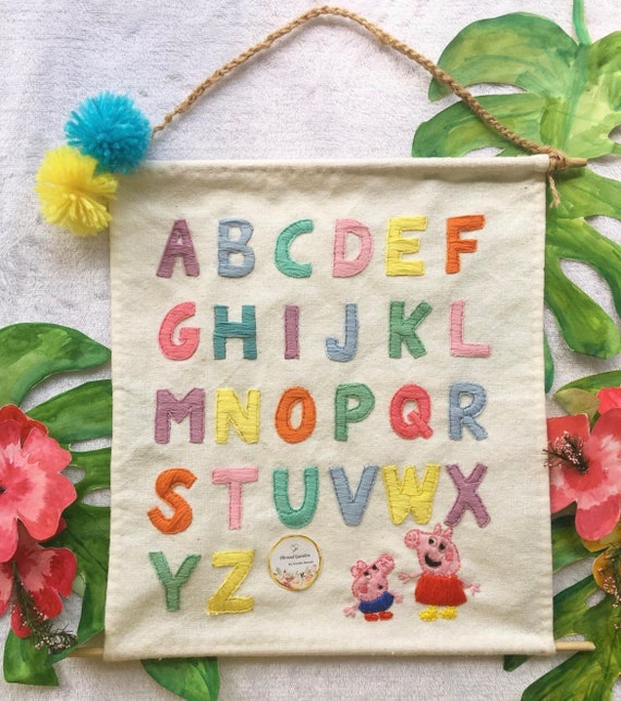 Handmade Educational ABCD Banner for Kids - Etsy