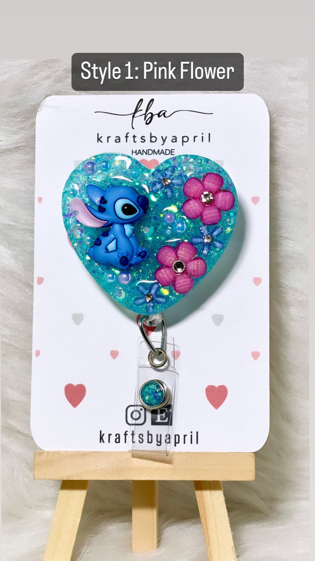 Stitchy Badge Reel Nurse Gift Cute Badge Reel Teacher Gift Nurse Badge ...