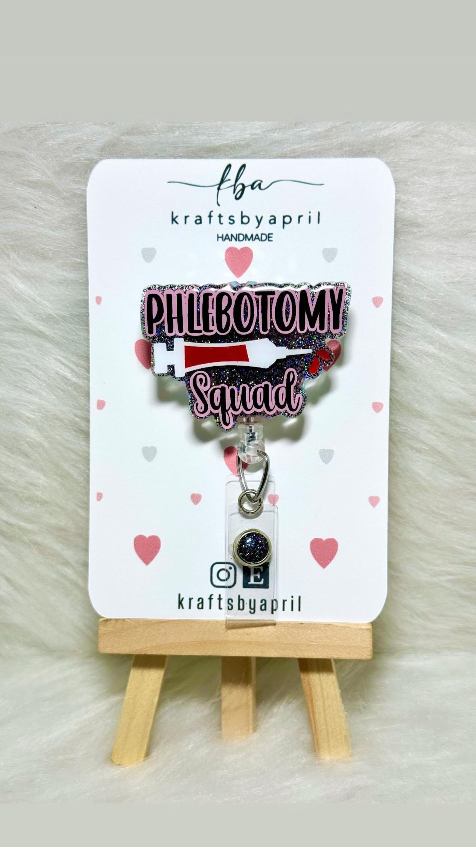 Phlebotomy Squad Badge Reel - Phlebotomy Badge Reel - Phlebotomist Gift ...