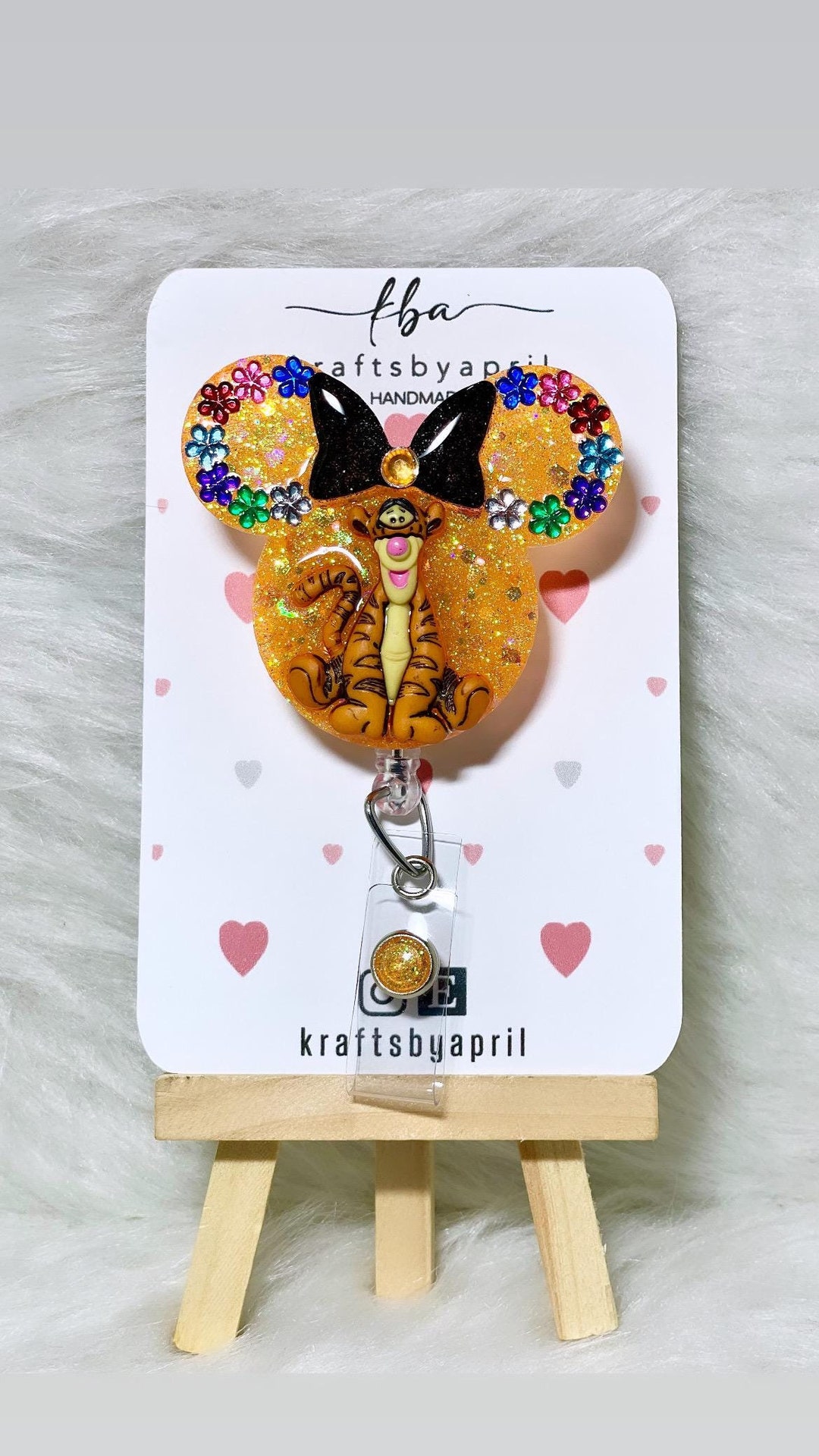 Tigger Badge Reel - Nurse Gift - RN Badge Reel - ID Holder - Teacher ...