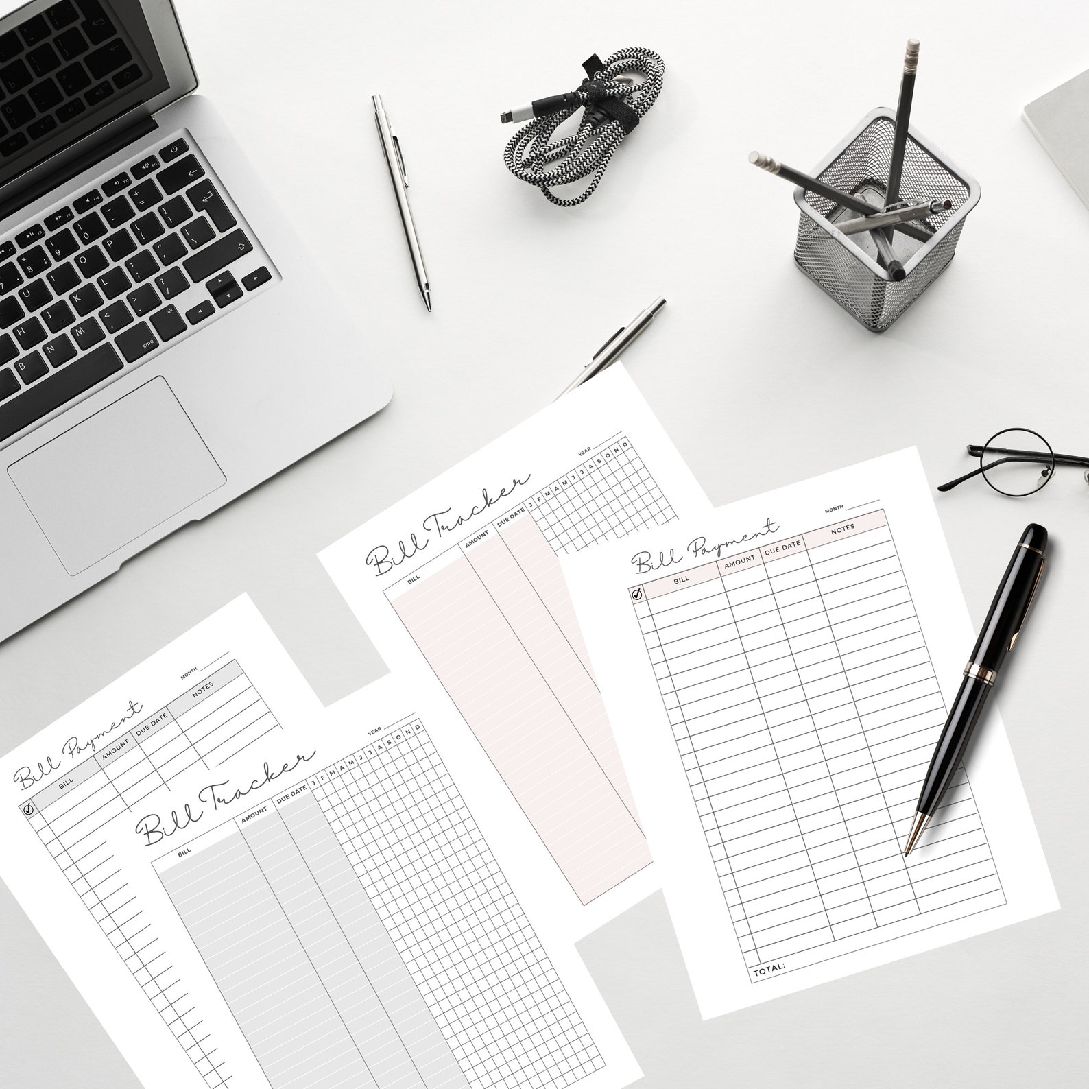 Bill Payment Tracker Printable - Bill Payment Checklist - Monthly Bill ...