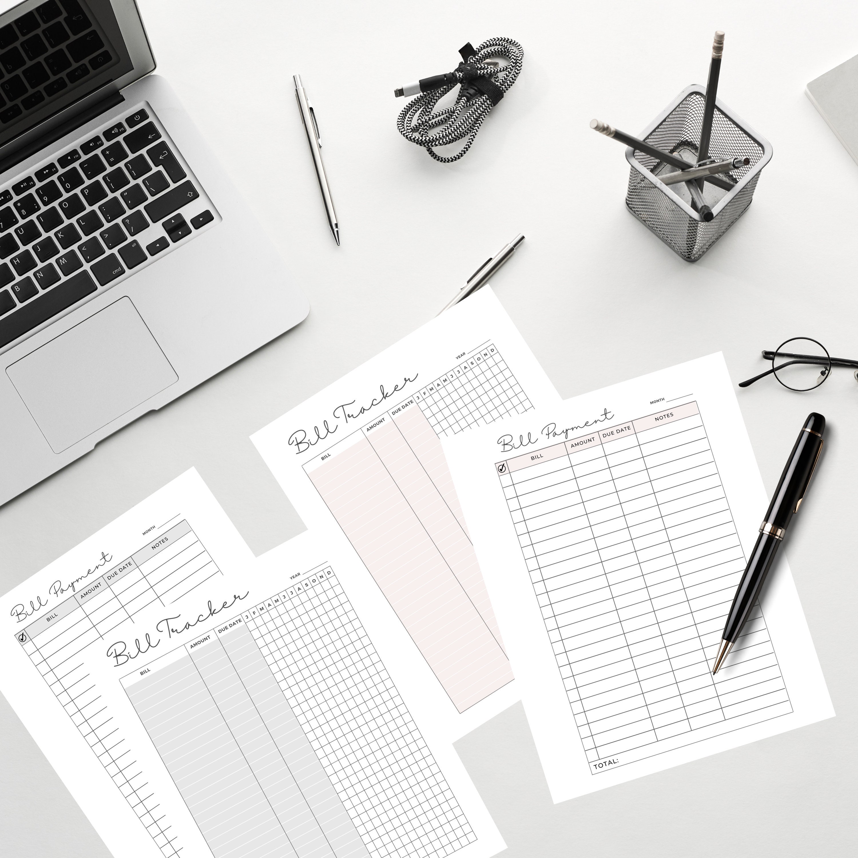 Bill Payment Tracker Printable - Bill Payment Checklist - Monthly Bill ...