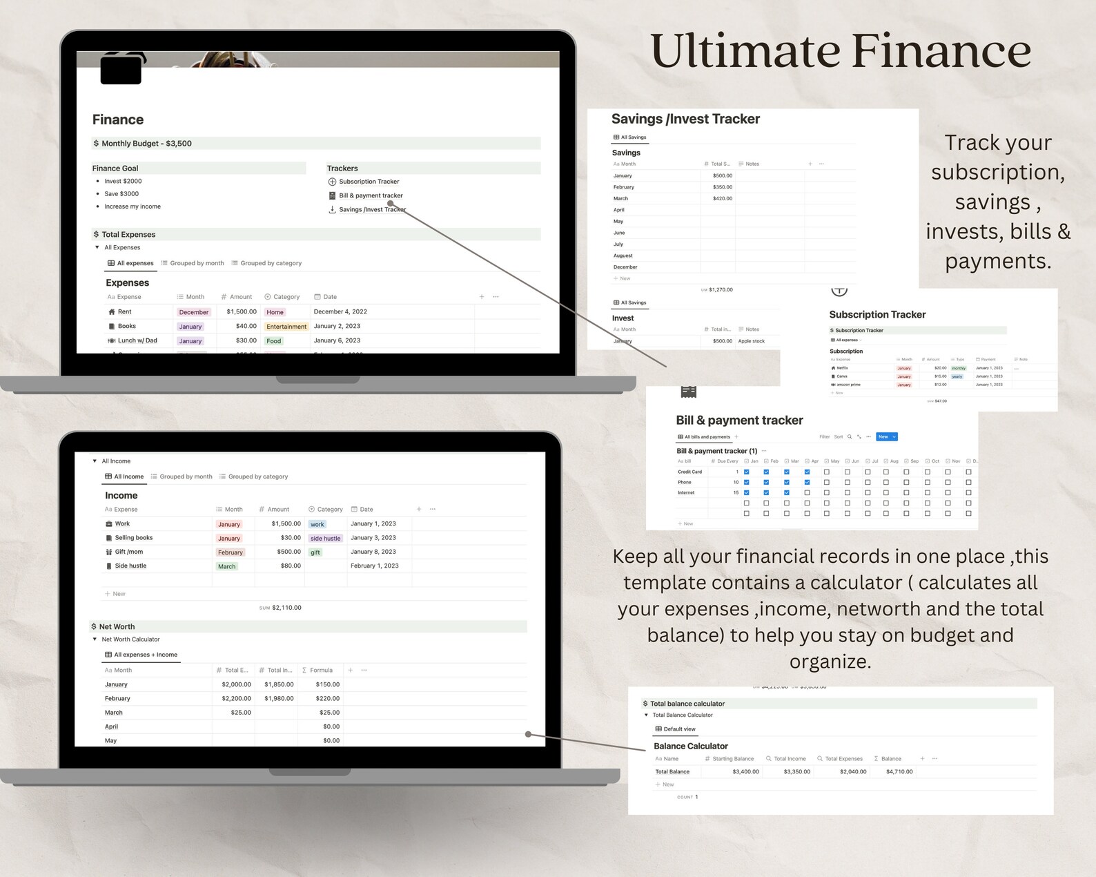 Ultimate Student Notion Template, Notion Student Template, Digital ...