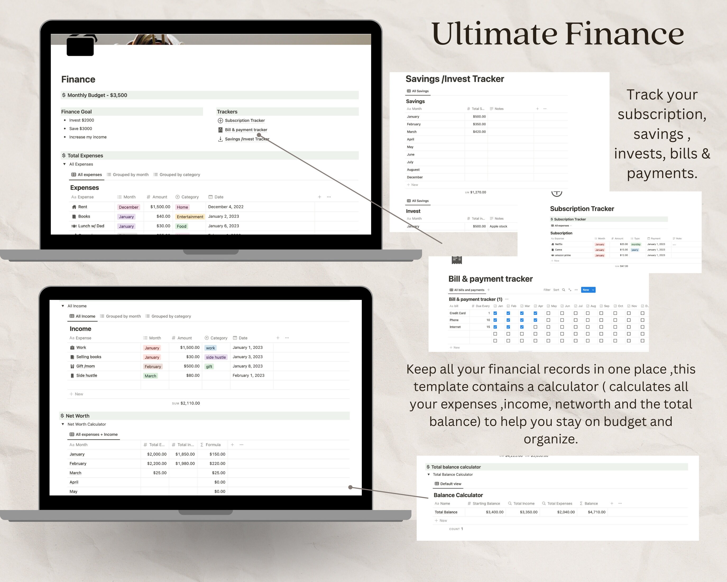 Ultimate Student Notion Template, Notion Student Template, Digital ...