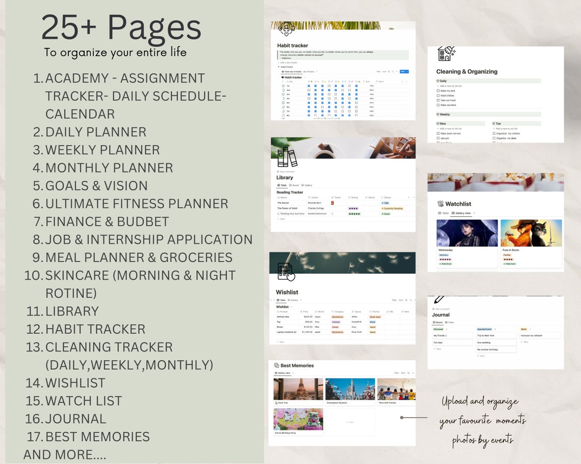 Ultimate Student Notion Template, Notion Student Template, Digital ...