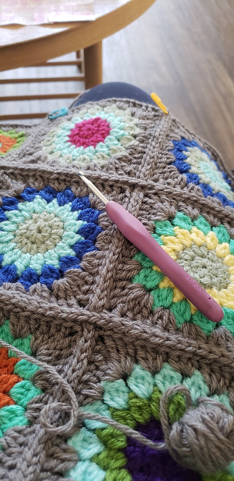 Starburst Granny Square Blanket - Etsy