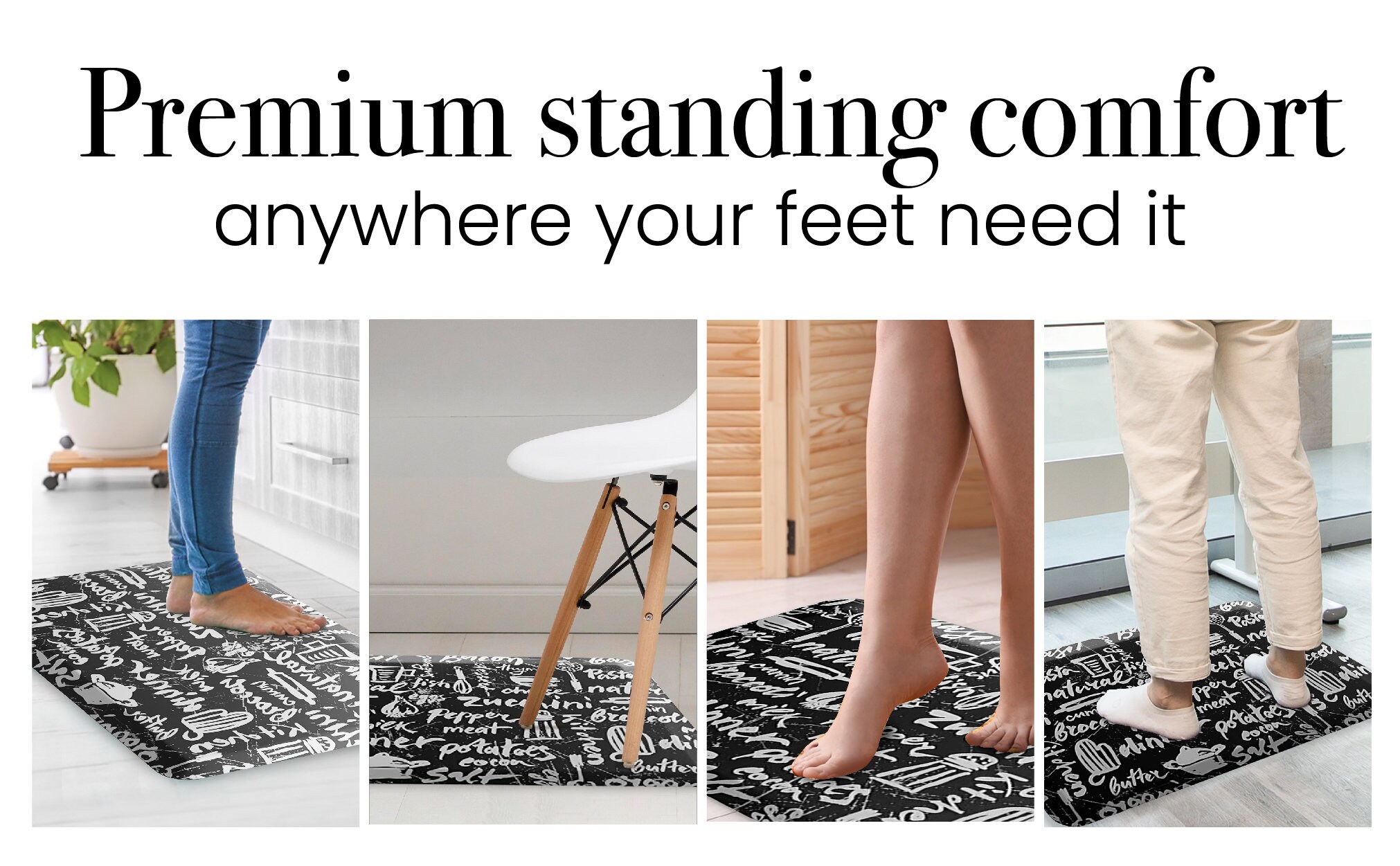 Anti Fatigue Mats for Kitchen Floor Kitchen Comfort Mat 3/4 in ...