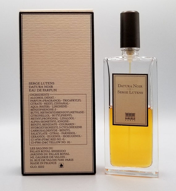 Serge Lutens Datura Noir Launched in 2001 Les Salons Du Palais Royal Shiseido Original Formula 100 Authentic 2ml or 5ml Samples. Etsy