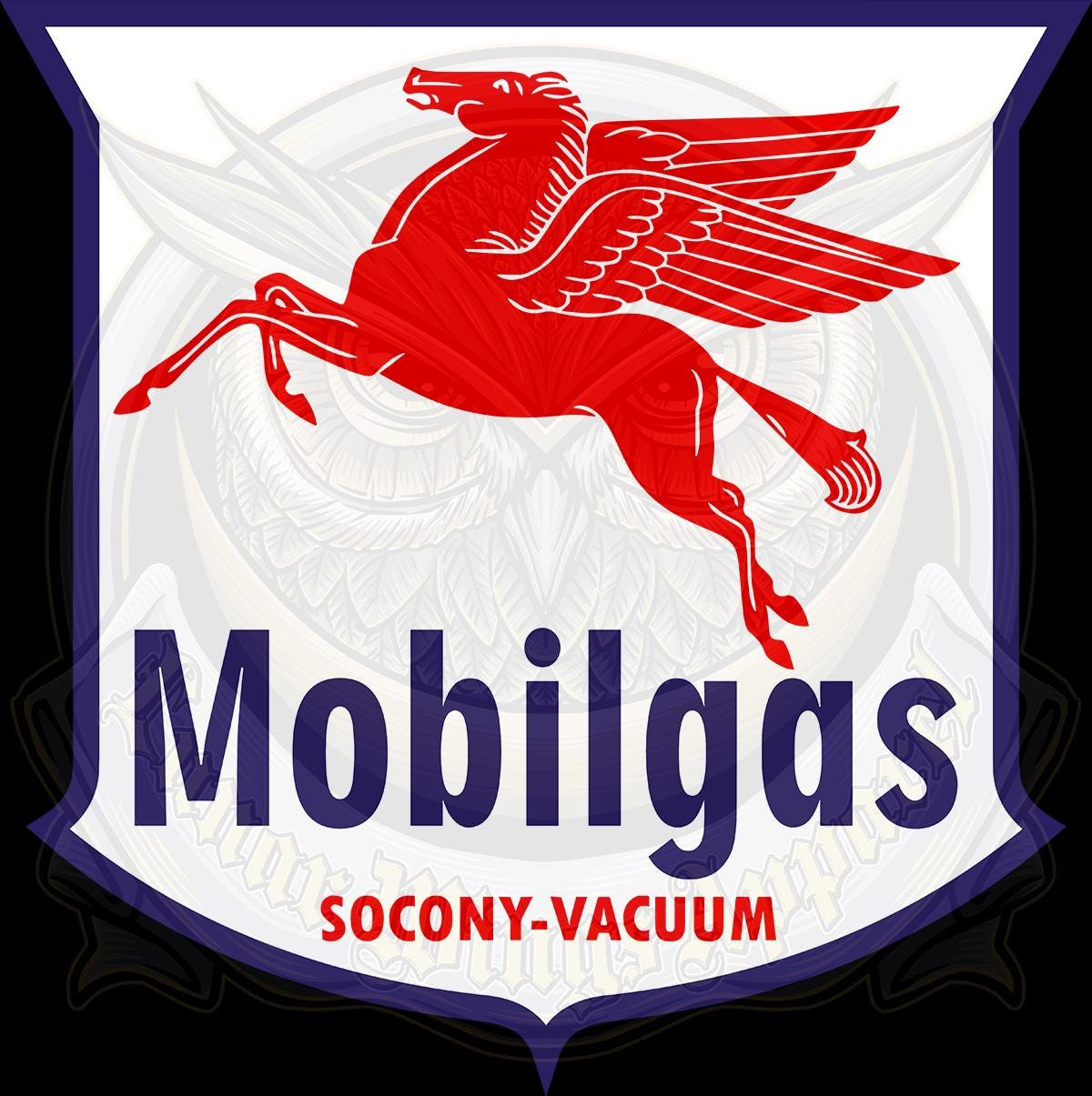 1932-1939 Mobil Gas Logo Vector, SVG, Tiff, PNG, and JPG - Etsy